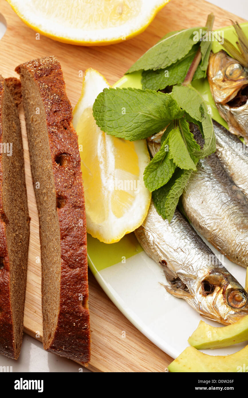Bread and fish hi-res stock photography and images - Alamy