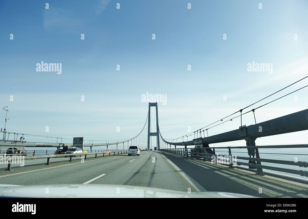 Driving through the bridge Stock Photo - Alamy