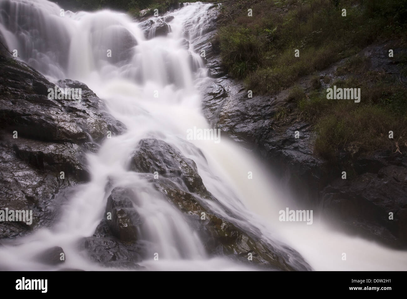Asia, Dalat, Datanla, water, highland, cascade, cascades, scenery ...