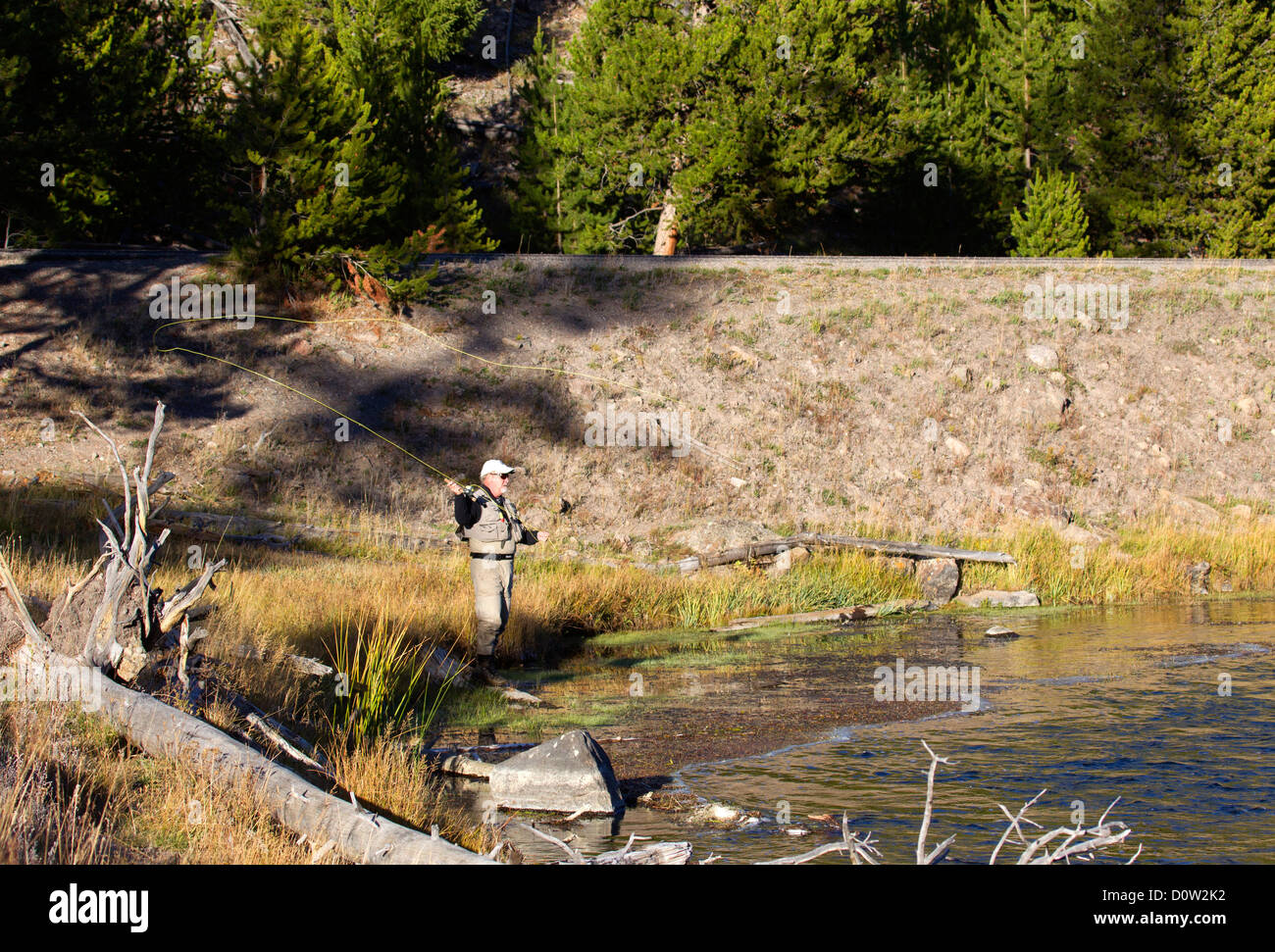 Fly fishing in yellowstone hi-res stock photography and images - Alamy