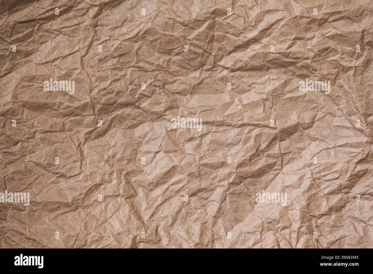 brown crumpled paper texture, can be used as a background Stock Photo ...