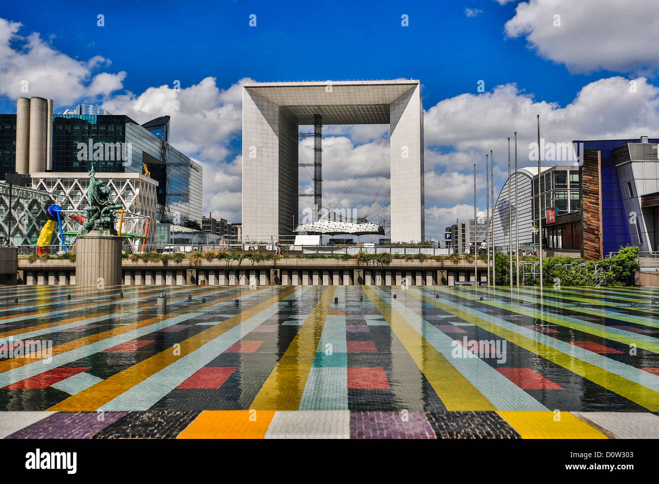 France, Europe, travel, Paris, City, La Defense, Grande Arche, arch ...