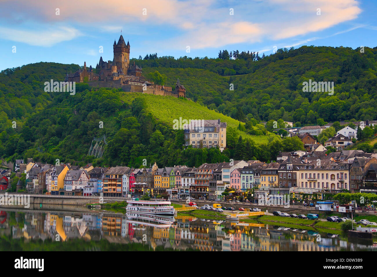Germany, Europe, travel, Moseltal, Moselle, Cochem, Castle, agriculture ...