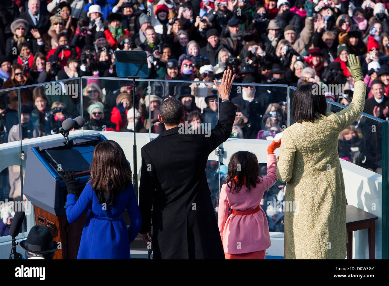 The Inauguration of President Barack Obama, January 20, 2009. Michelle ...