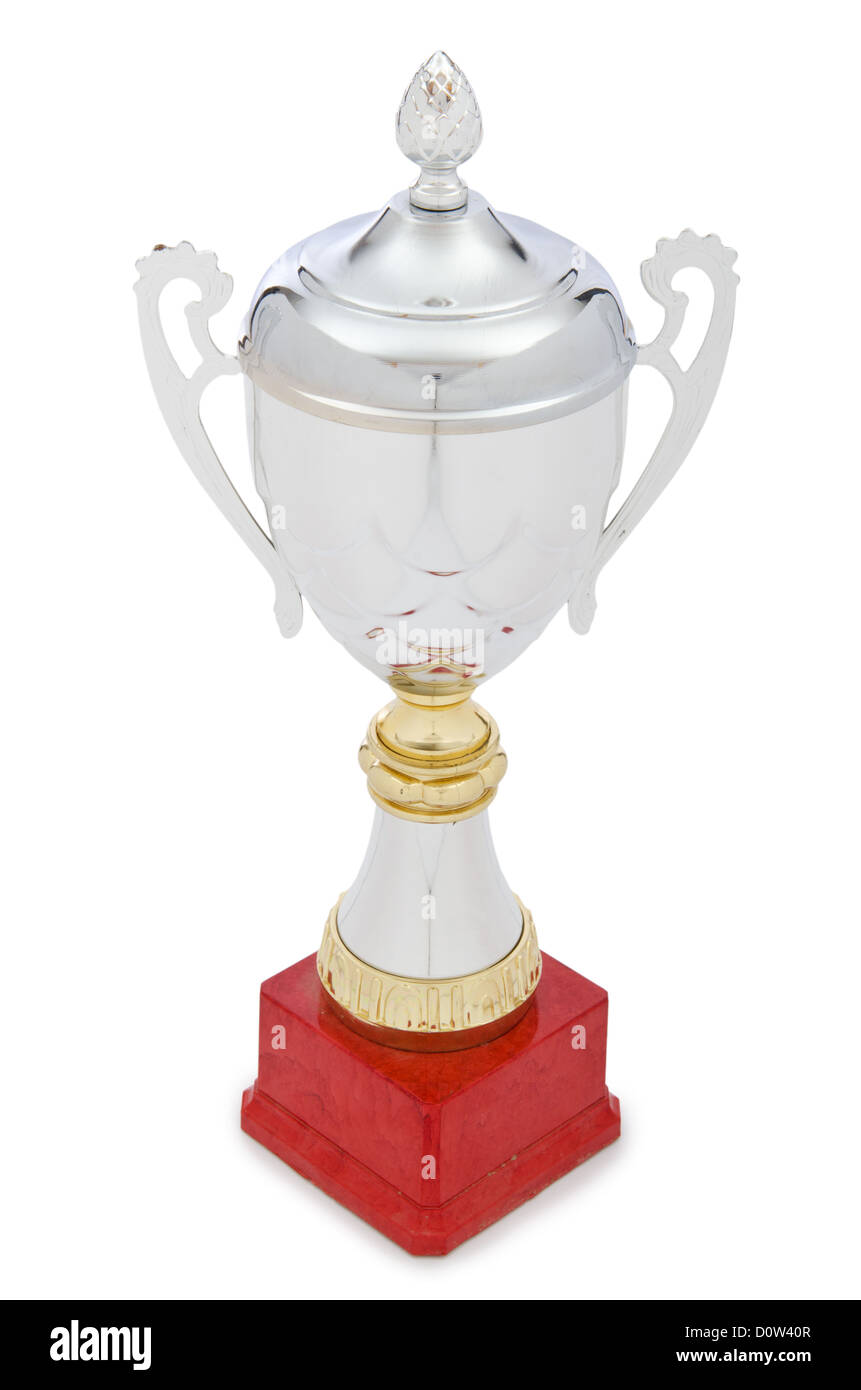 Winners cup isolated on the white Stock Photo - Alamy