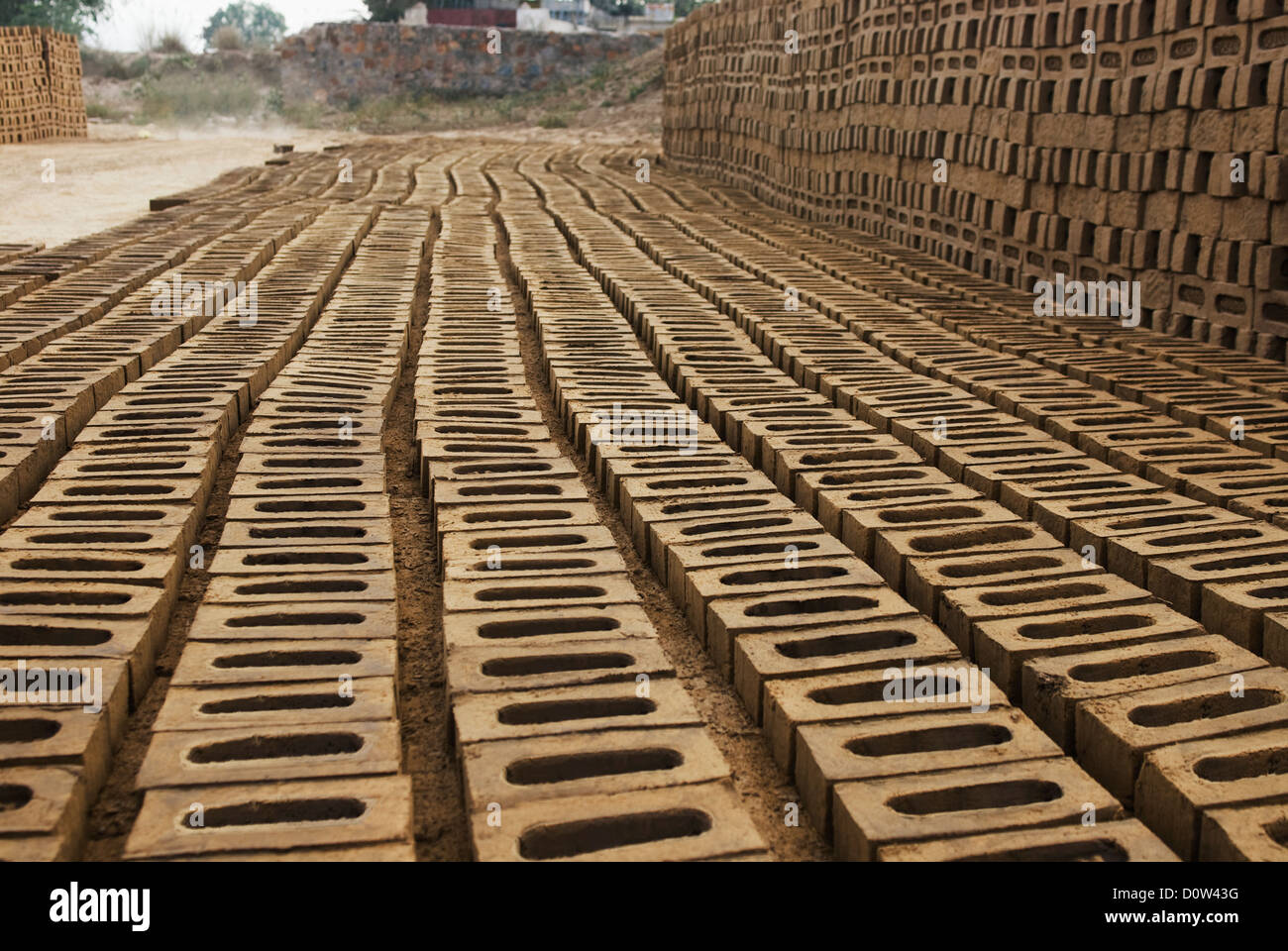 Manufacturing brick industry stack abundance hi-res stock photography ...