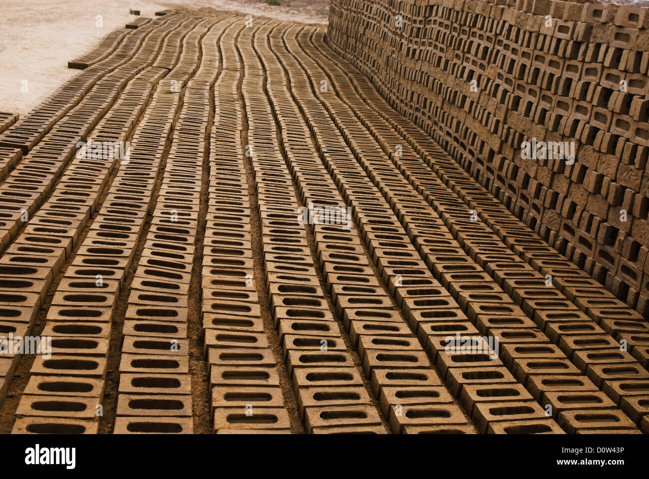 Manufacturing brick industry stack abundance hi-res stock photography ...