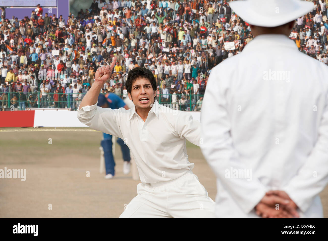 Authority communication standing hands behind back hi-res stock ...