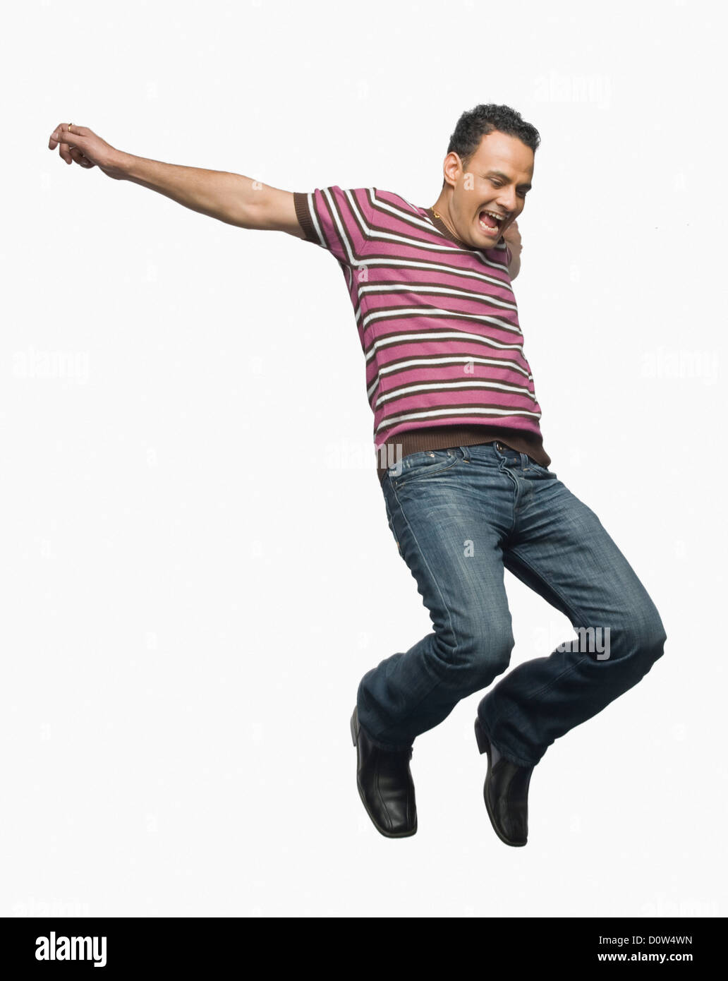Man celebrating success shouting hi-res stock photography and images ...