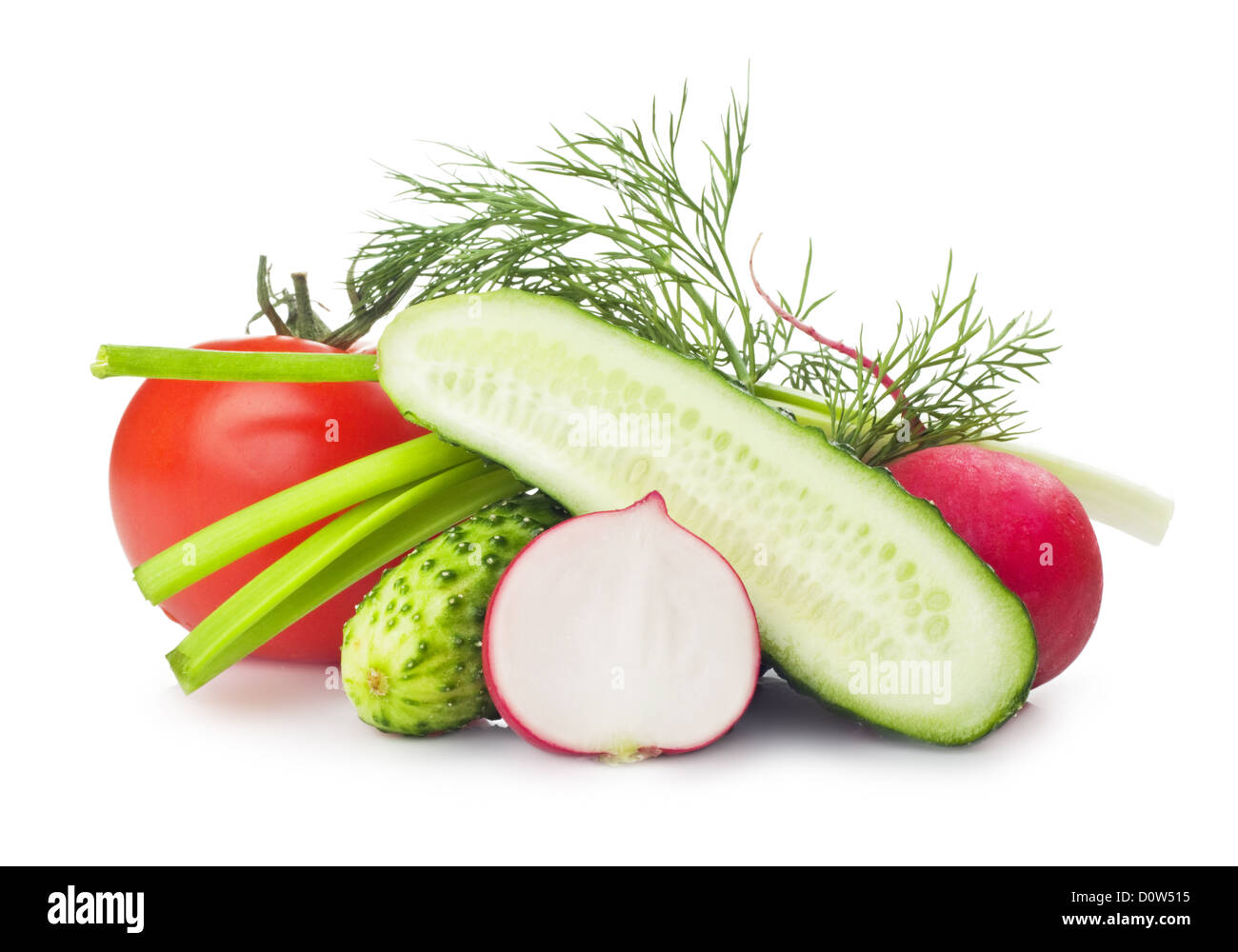 Radish cabbage growing Cut Out Stock Images & Pictures - Alamy
