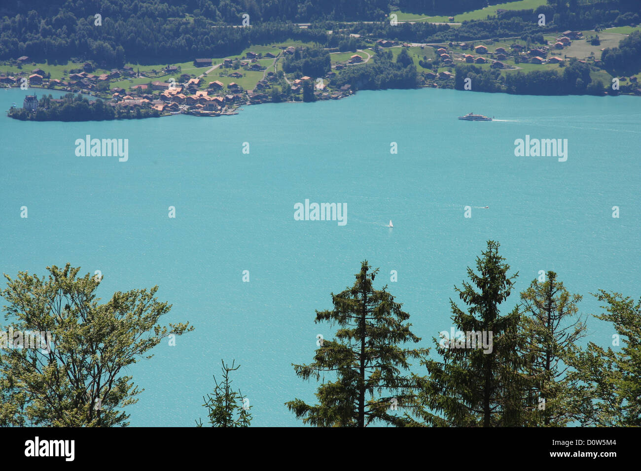 Switzerland, Europe, canton, Bern, Bernese Oberland, Brienzersee ...