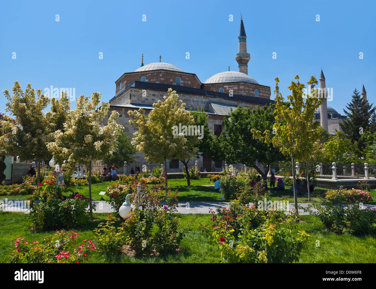 Mevlana Museum and Mausoleum at Konya Turkey Stock Photo - Alamy