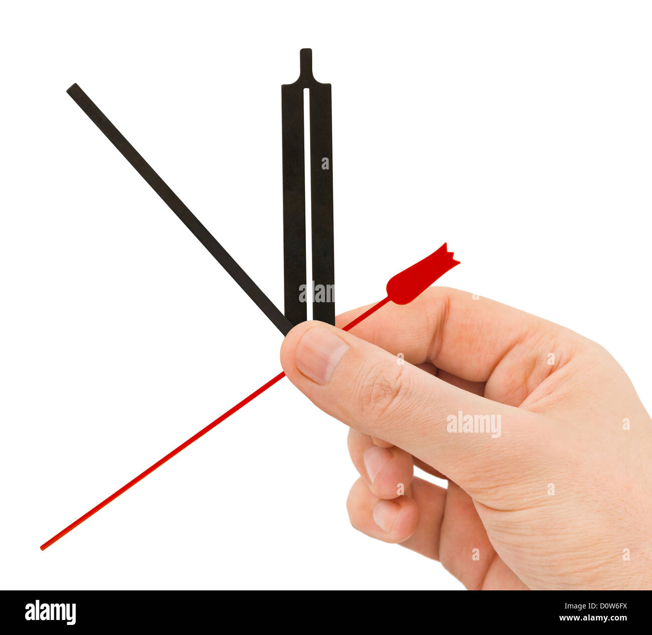 Hand and clock hi-res stock photography and images - Alamy