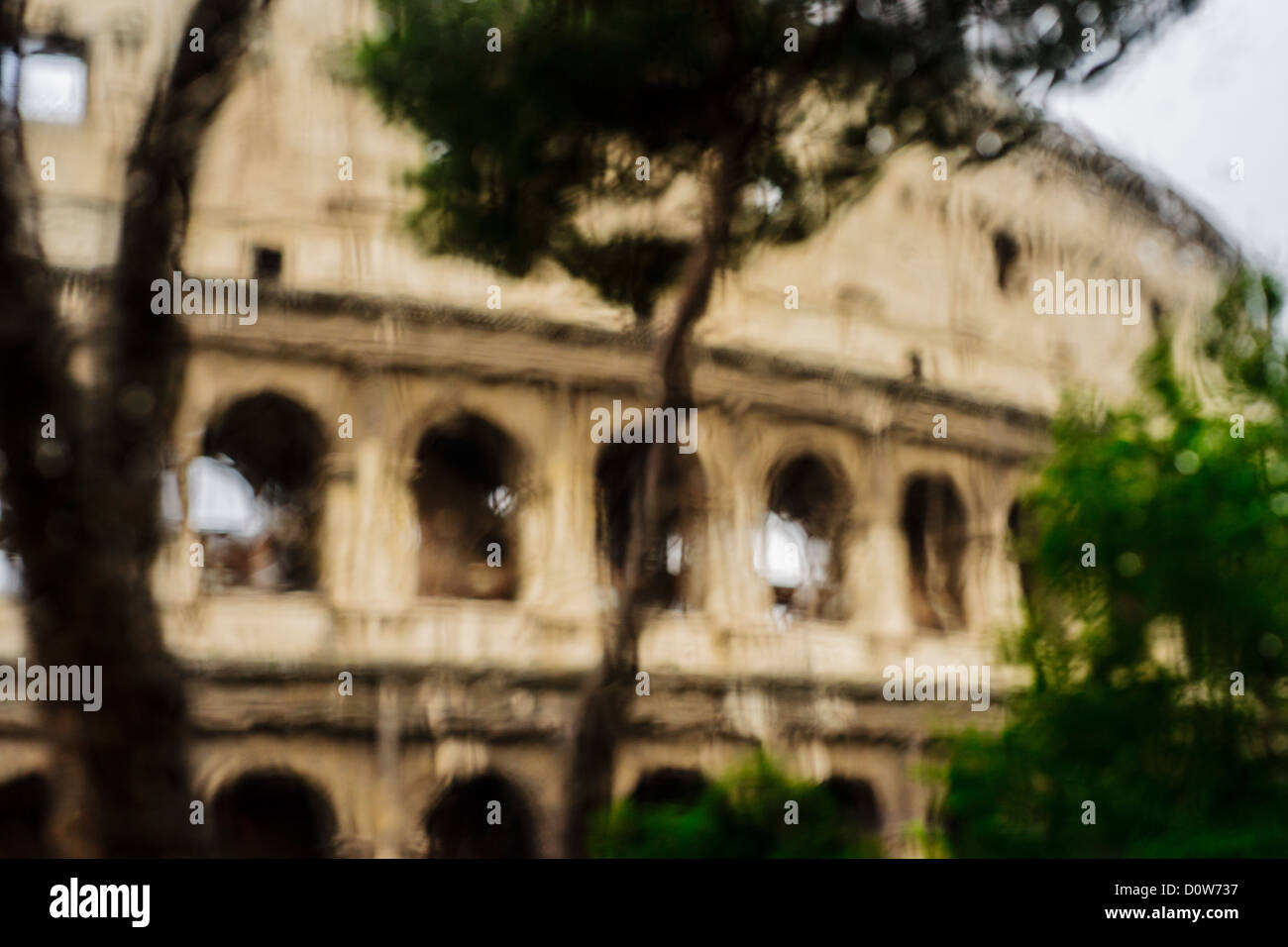 Rome through the rain Stock Photo - Alamy