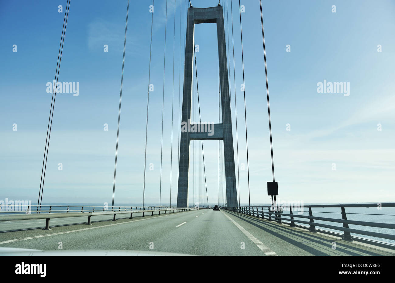 Driving through the bridge Stock Photo - Alamy