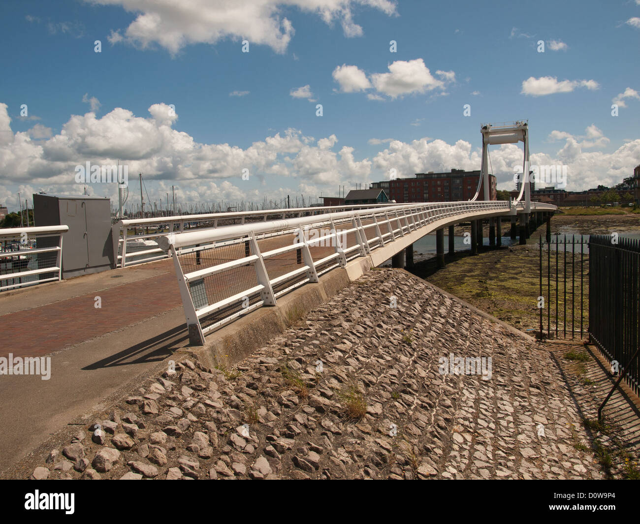 Forton Lake Bridge Gosport Hampshire England UK Stock Photo - Alamy