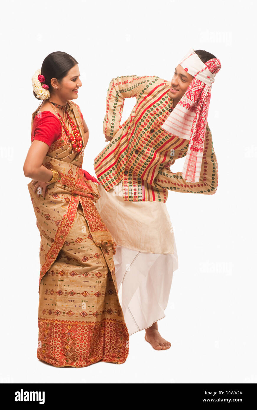 Assamese dance Cut Out Stock Images & Pictures - Alamy
