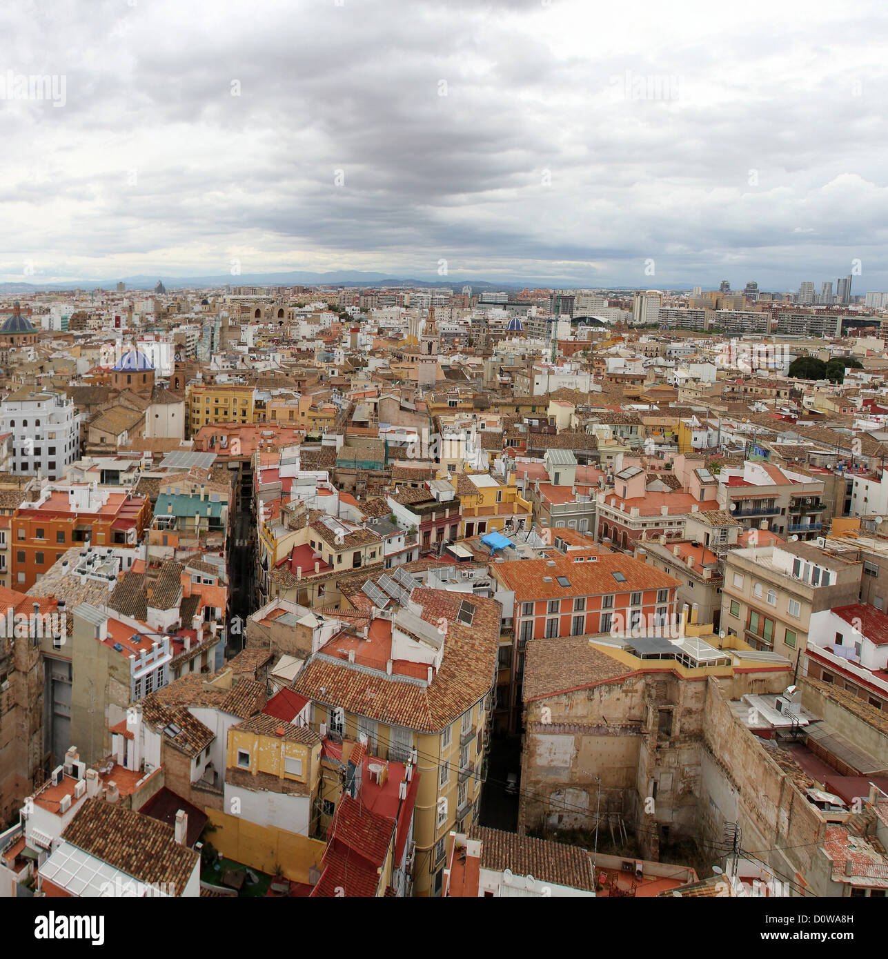 Valencia city aerial hi-res stock photography and images - Alamy