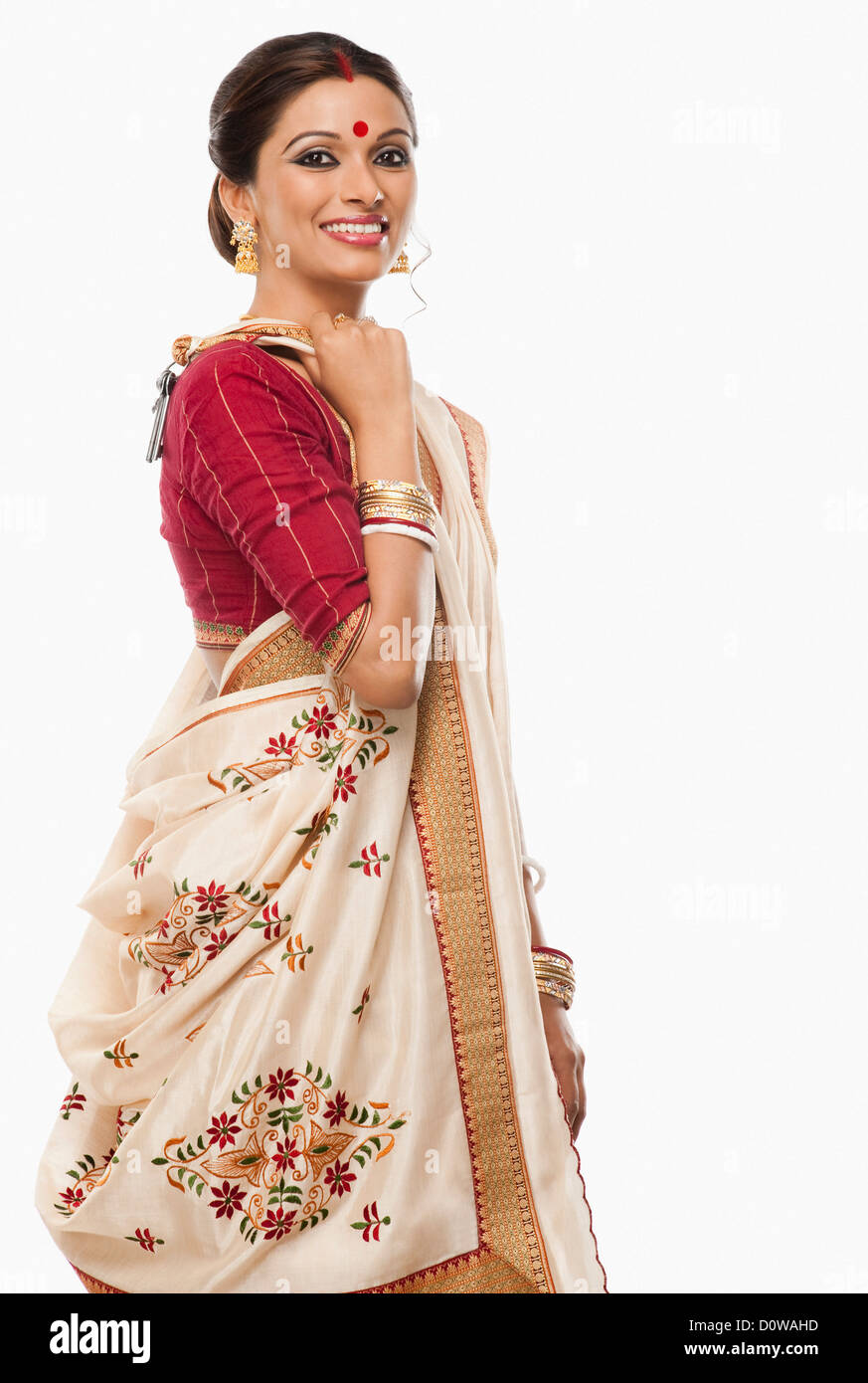 Bengali woman smiling hi-res stock photography and images - Alamy