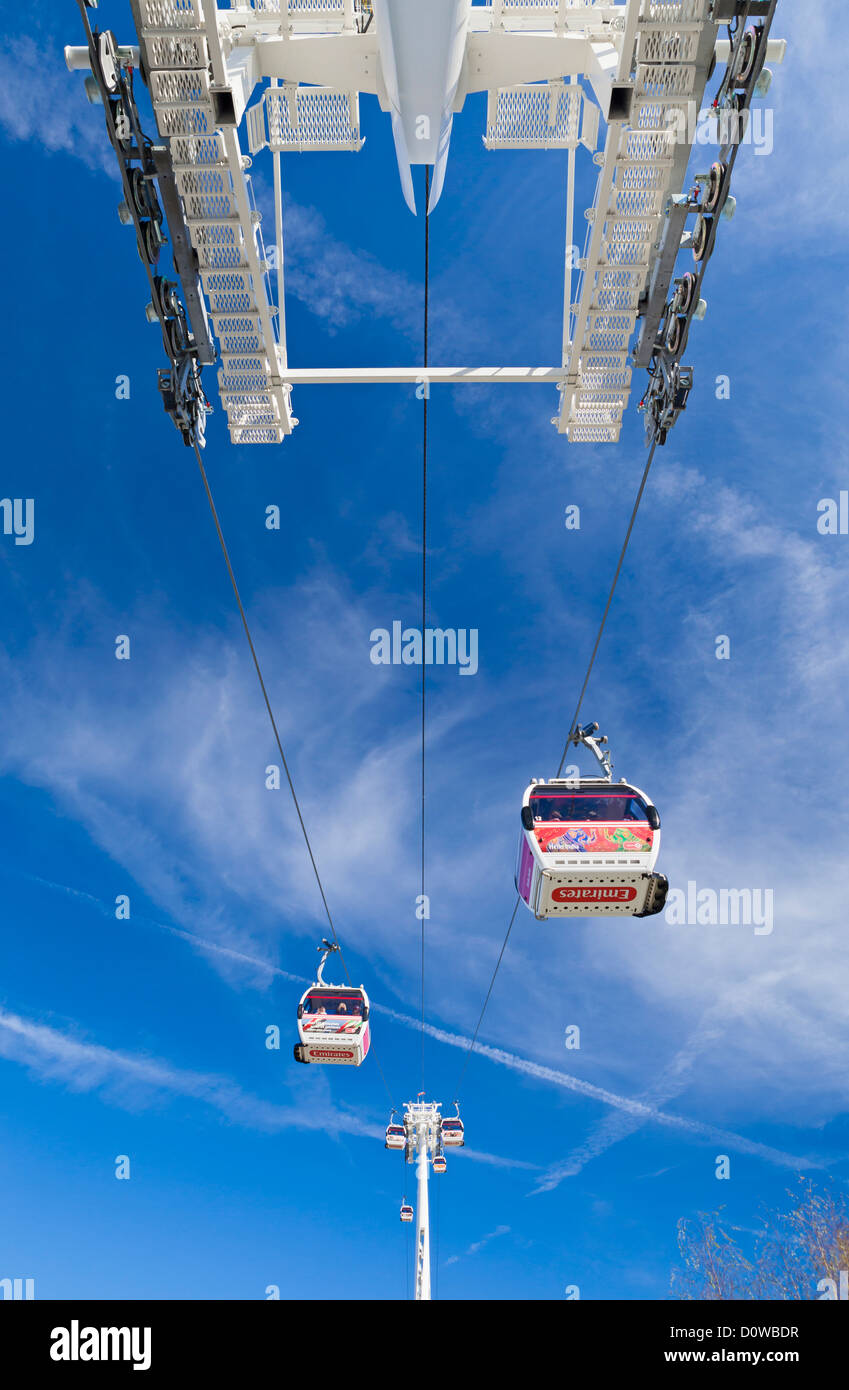 Air line emirates cable car, London, England Stock Photo - Alamy