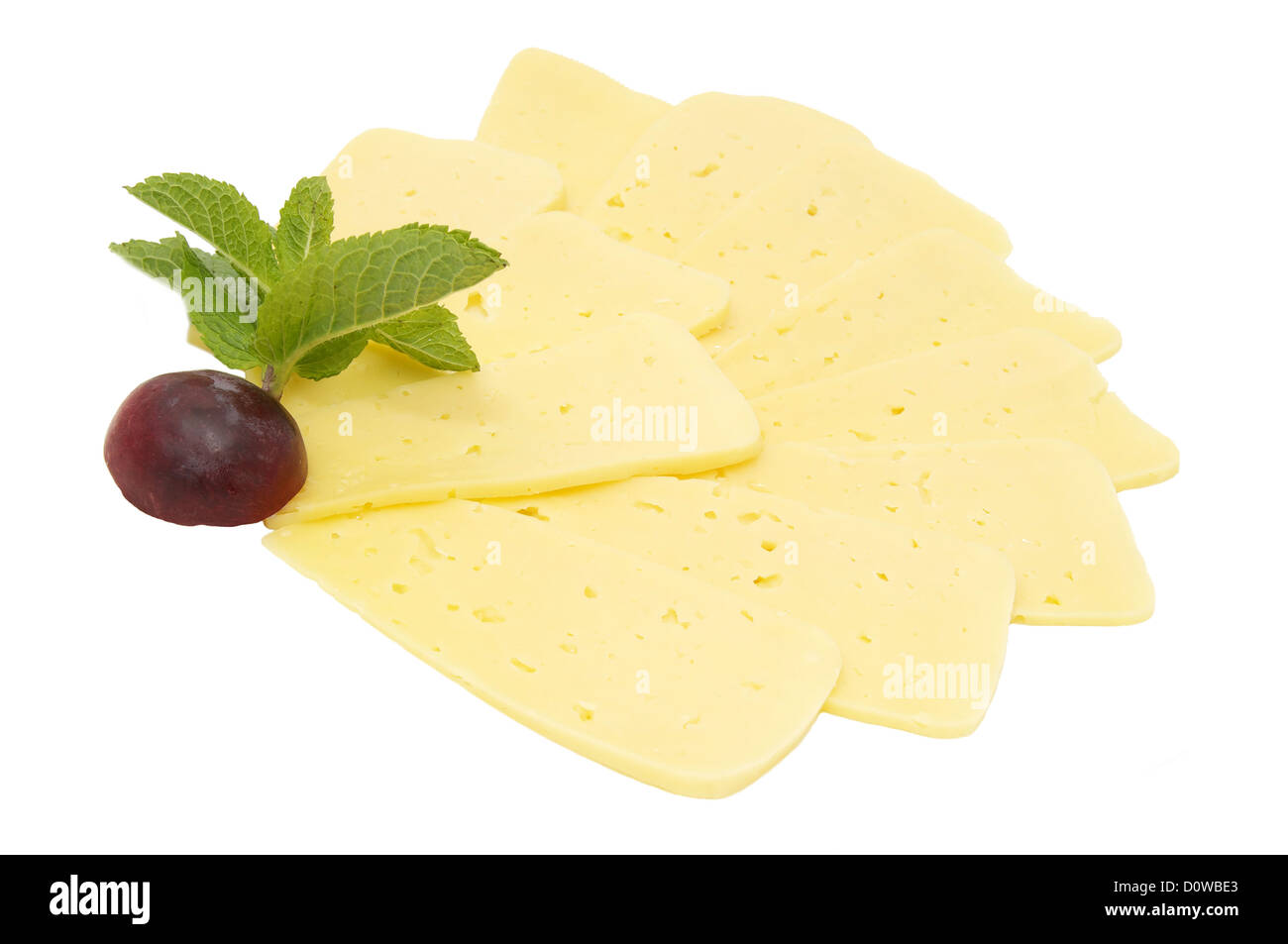 cheese on a white background Stock Photo - Alamy