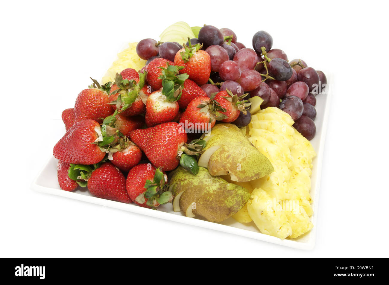 a plate of fruit Stock Photo - Alamy