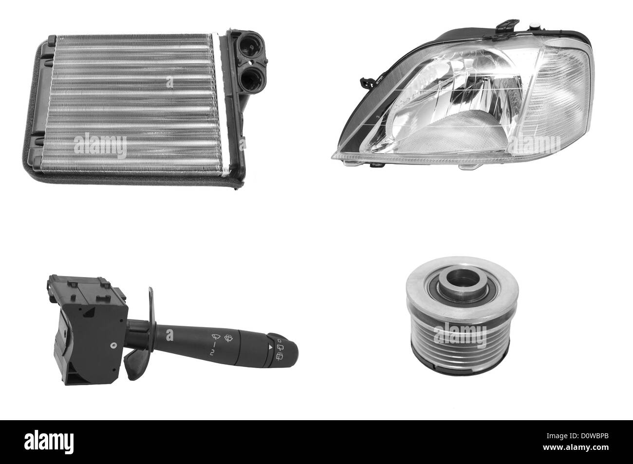 New machine parts Black and White Stock Photos & Images - Alamy