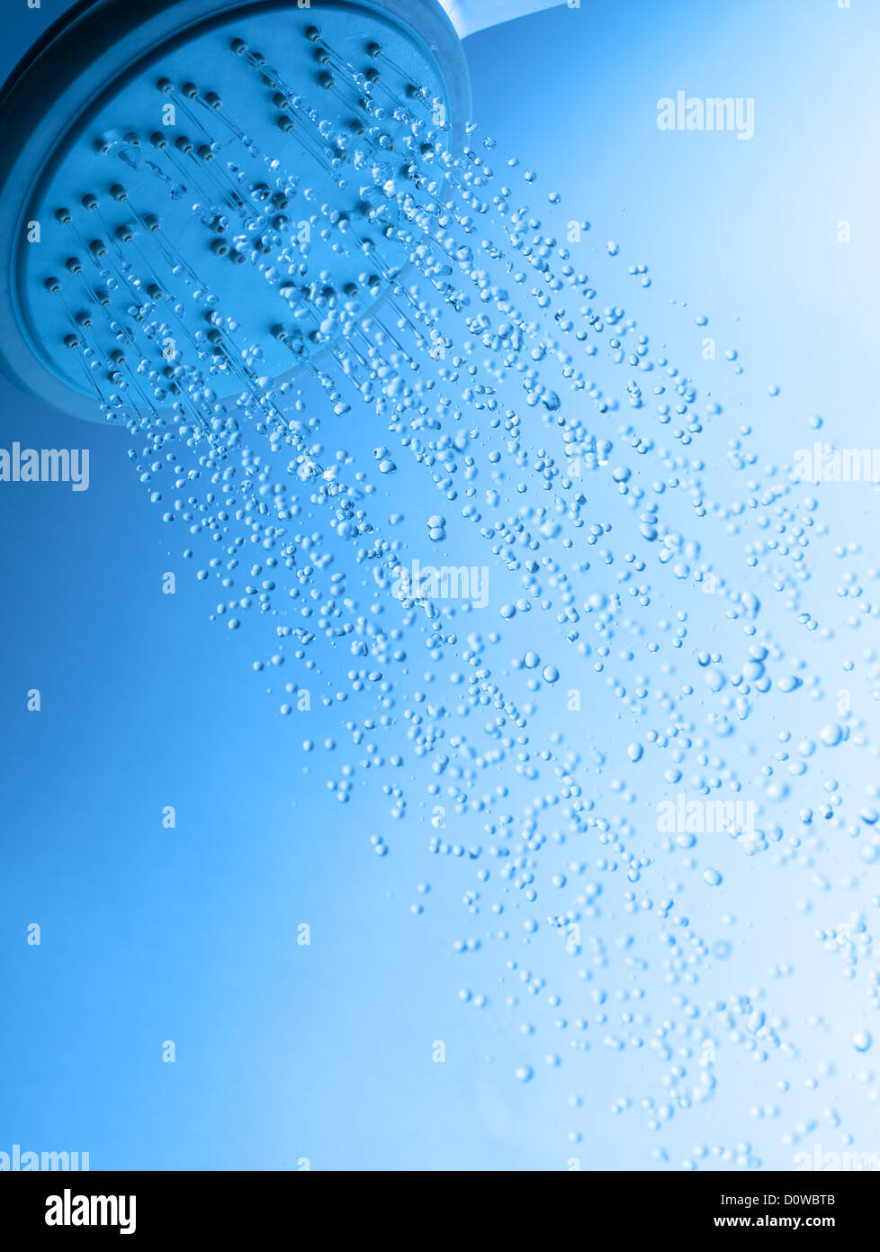 Shower Head with Running Water Stock Photo - Alamy