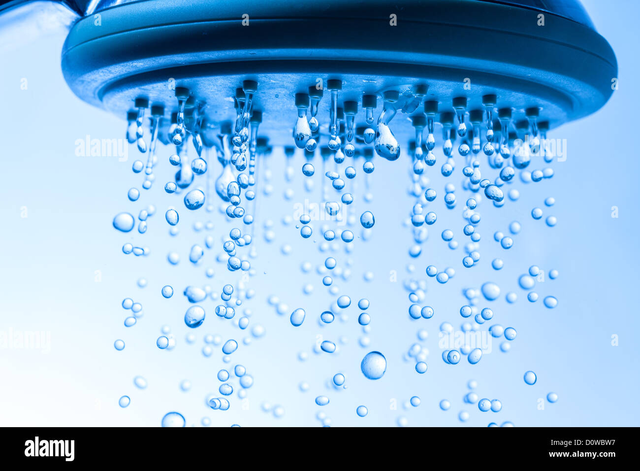Shower Head with Droplet Water Stock Photo - Alamy