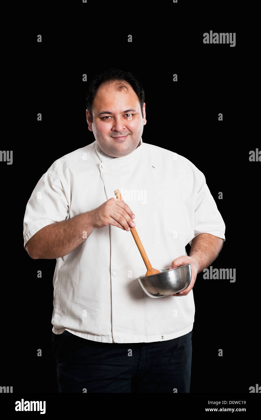 Portrait chef holding mixing bowl hi-res stock photography and images ...