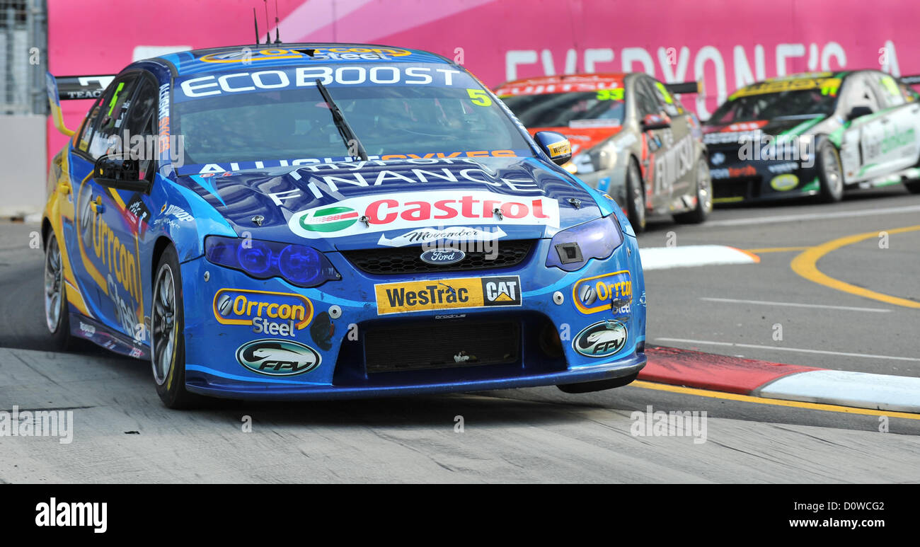 01.12.2012 Homebush,Australia. Orrcon Steel FPR Fords Mark Winterbottom ...