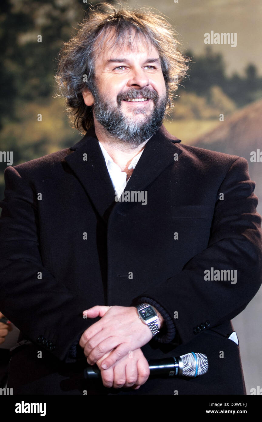 December 1st, 2012 : Tokyo, Japan - Peter Jackson appears at the Japan ...