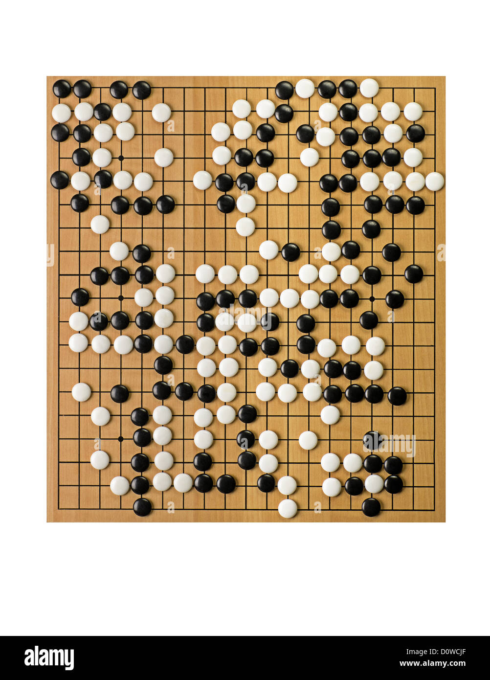 top view on a Go board Stock Photo - Alamy