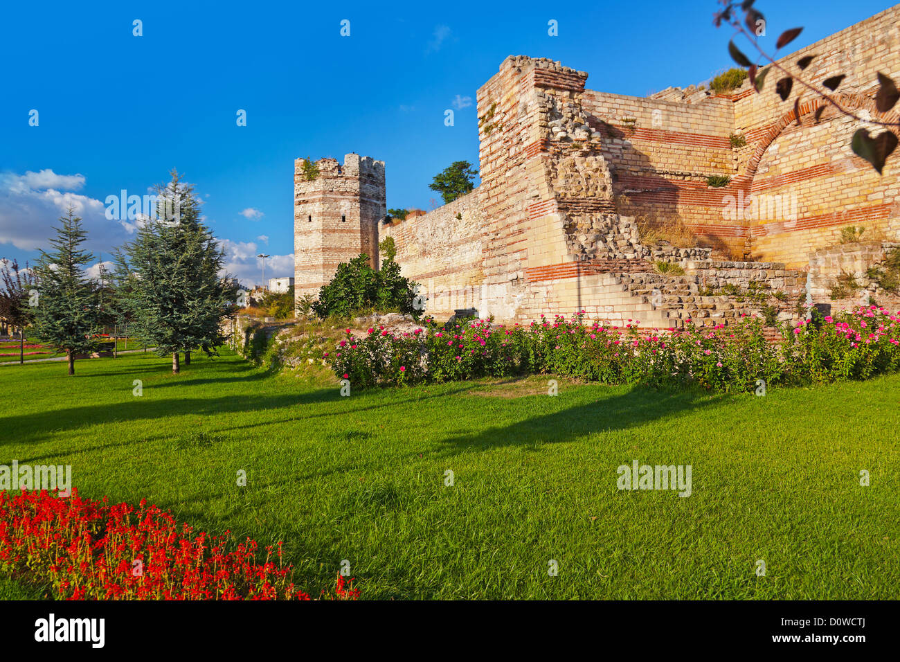 Old fortress at Istanbul Turkey Stock Photo - Alamy