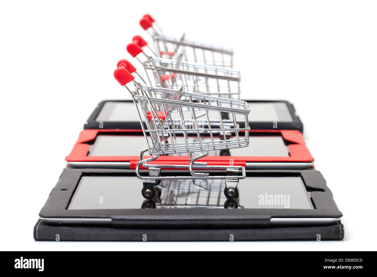 Tablet customer shop retail Cut Out Stock Images & Pictures - Alamy