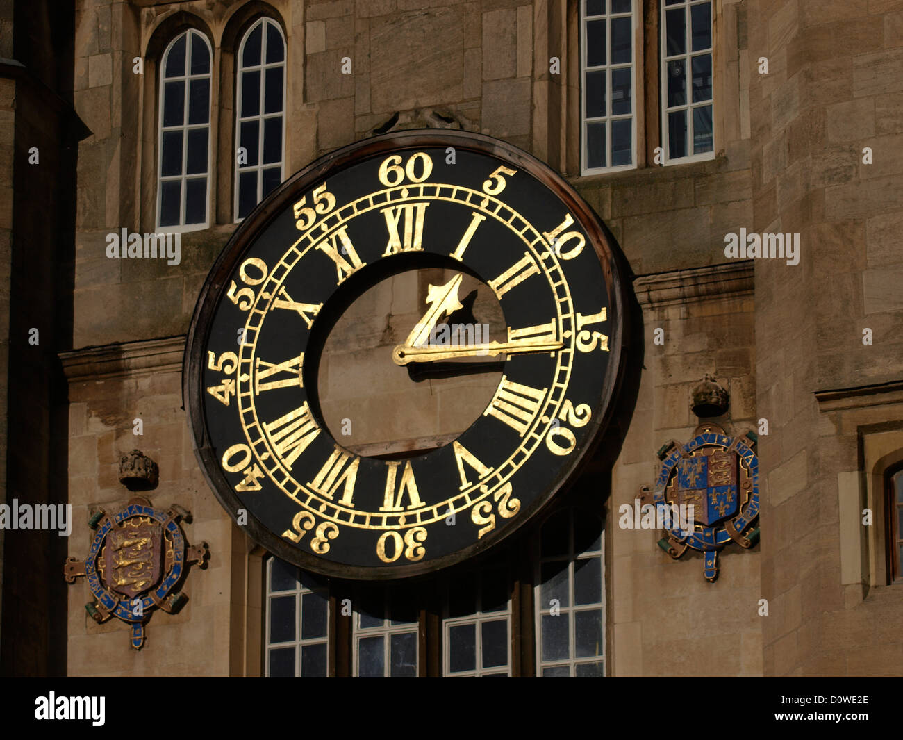 Trinity College Clock, Cambridge, UK Stock Photo - Alamy