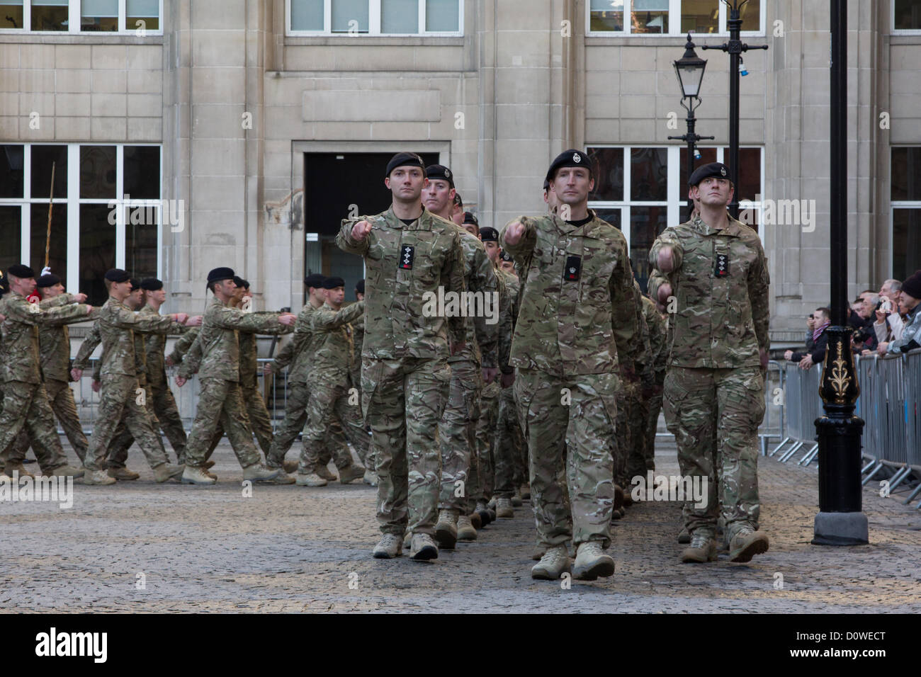 100 soldiers from the 1st Royal Tank Regiment (1RTR), many from ...