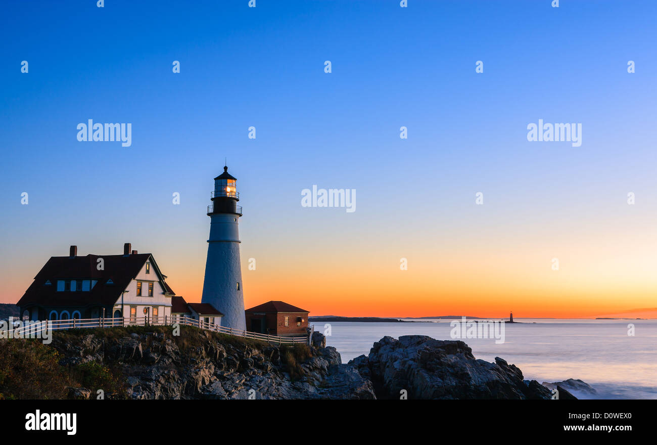 Portland Head Light is a historic lighthouse in Cape Elizabeth, Maine ...