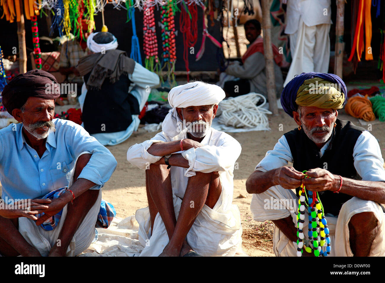 India people at Pushkar fair Stock Photo - Alamy