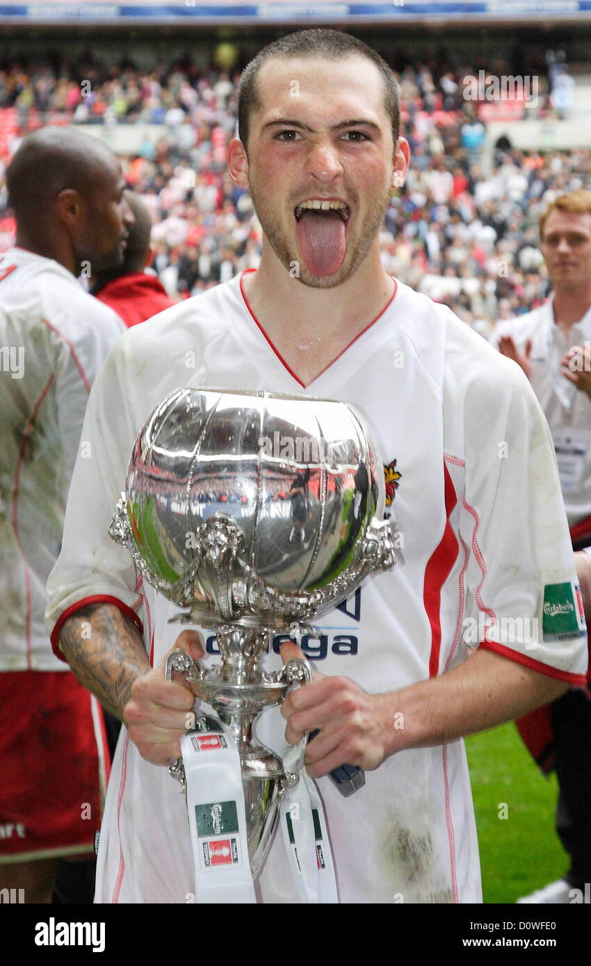 Sport Football Action Celebrating Trophy High Resolution Stock ...