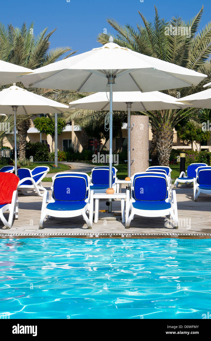 Beautiful swimming pool in hotel Stock Photo - Alamy