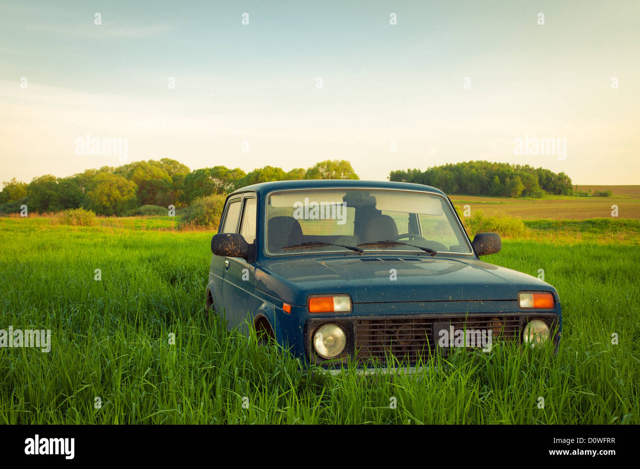 Russian SUV Lada Niva (VAZ 2121 Stock Photo - Alamy