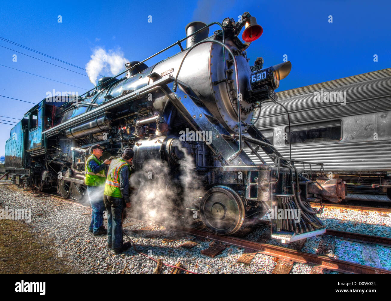 Autumn Leaf Special excursion train pulled by Southern Railway 630 is a ...