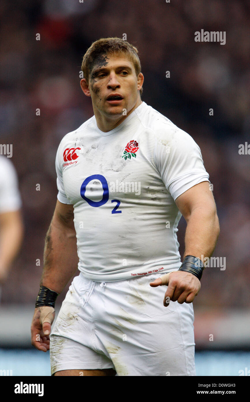 TOM YOUNGS ENGLAND V NEW ZEALAND RU TWICKENHAM MIDDLESEX ENGLAND 01 ...