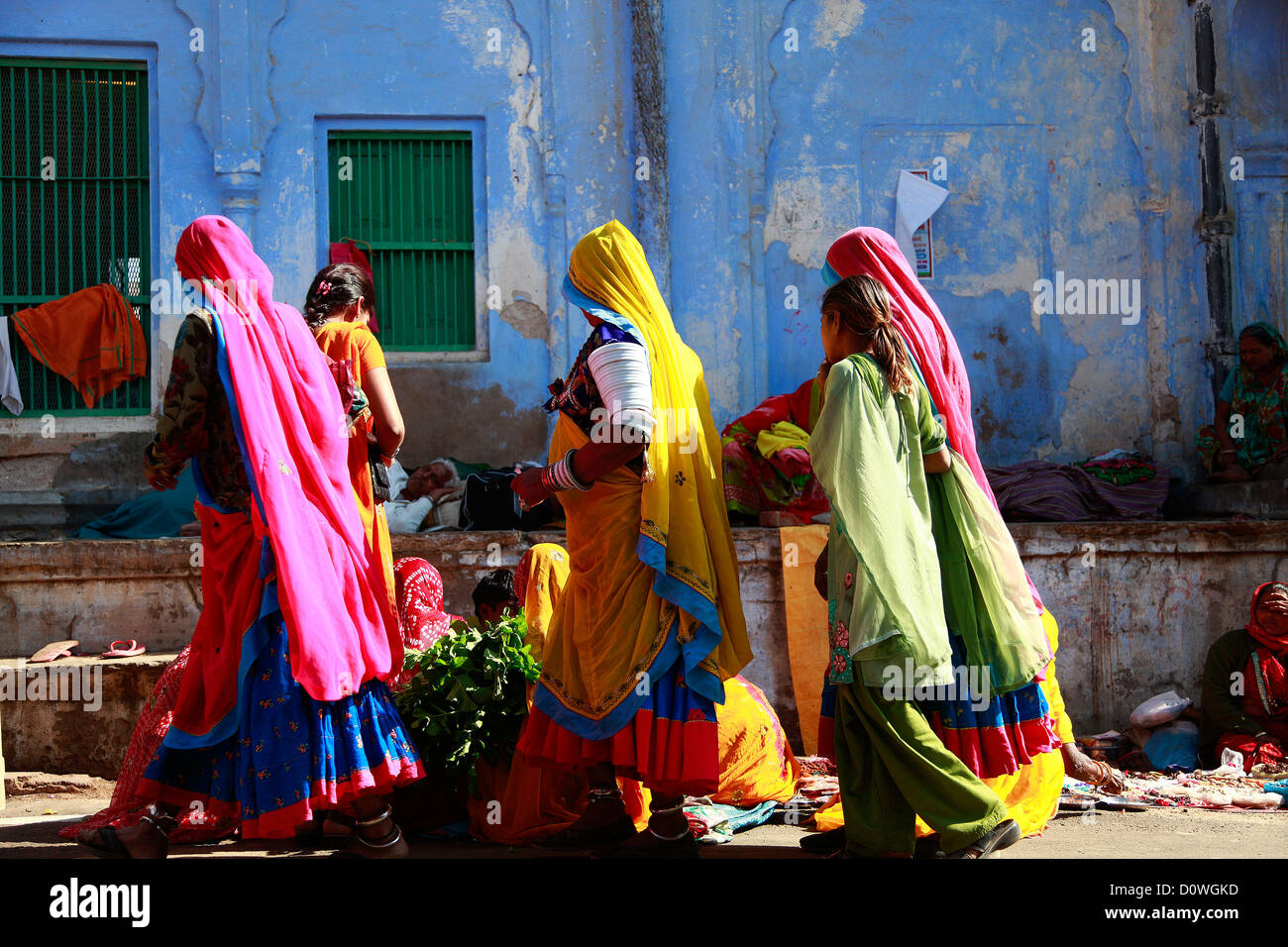 Women at the Pushkar camel fair Rajasthan, India Stock Photo - Alamy