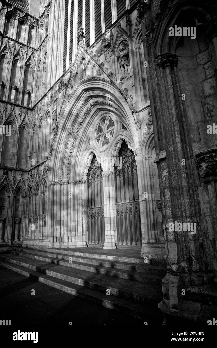 Medieval gothic minster Black and White Stock Photos & Images - Alamy