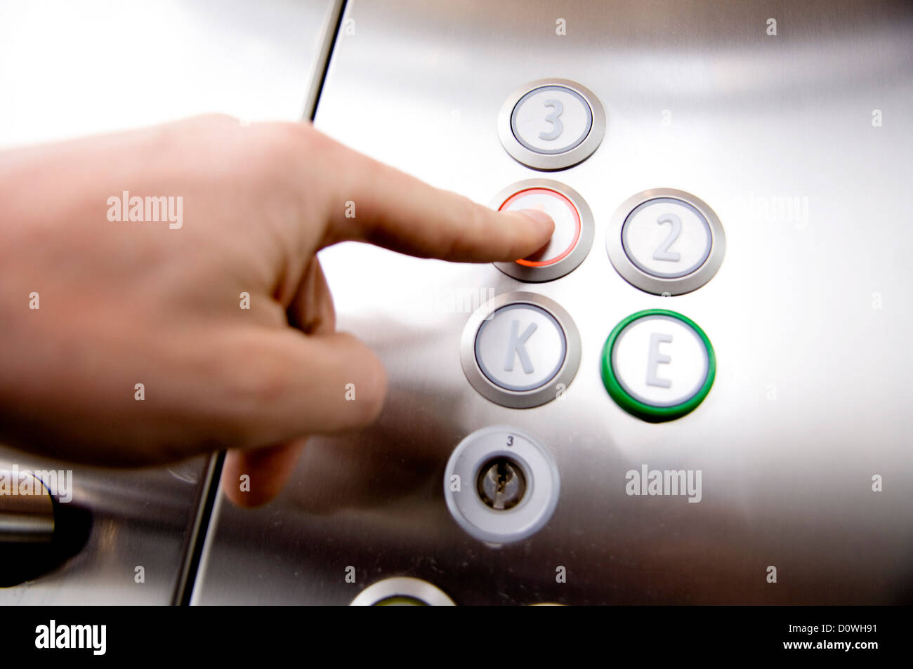 Elevator push button hi-res stock photography and images - Alamy