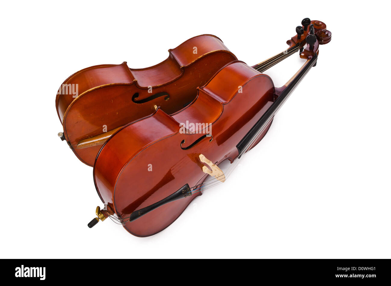 Musical instruments of the baroque Cut Out Stock Images & Pictures - Alamy