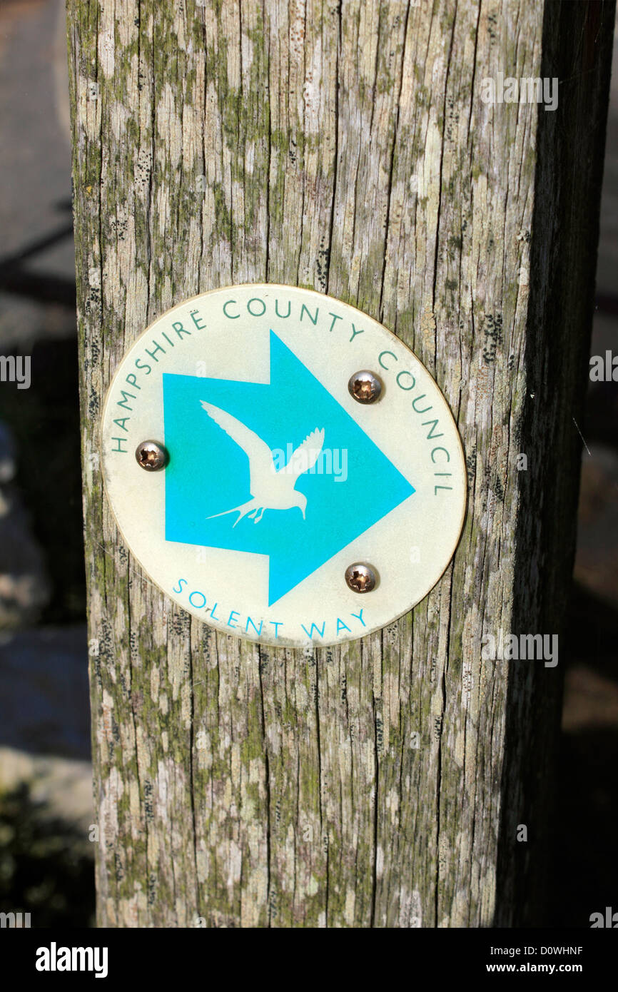 The Solent Way near Hurst Castle, Hampshire England UK Stock Photo - Alamy