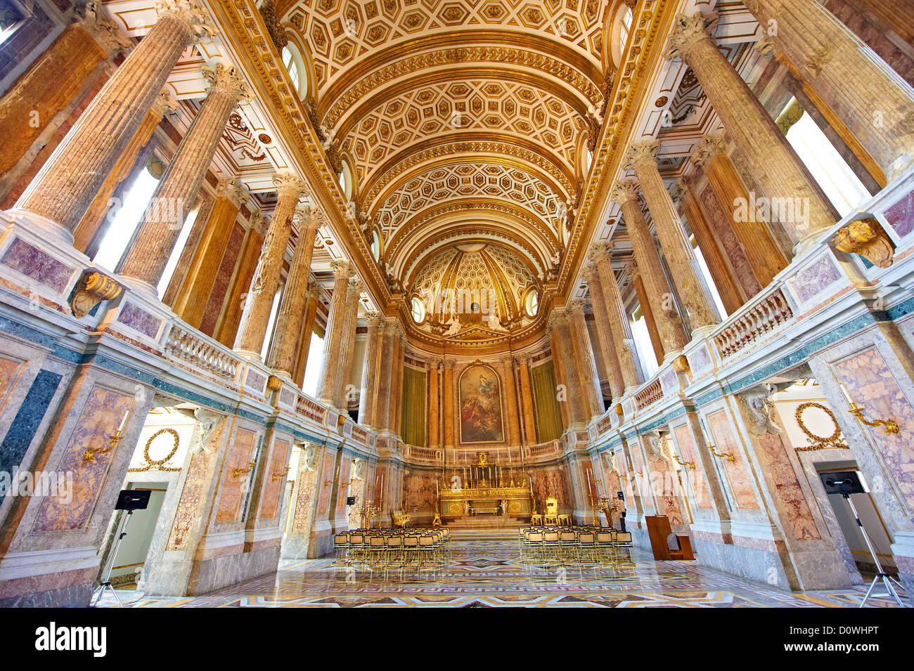 The Baroque Chapel of the Bourbon Kings of Naples Royal Palace of ...